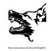 Angry German Shepherd /55/ Dog Svg Clipart Growling Dog German Shepherd ...