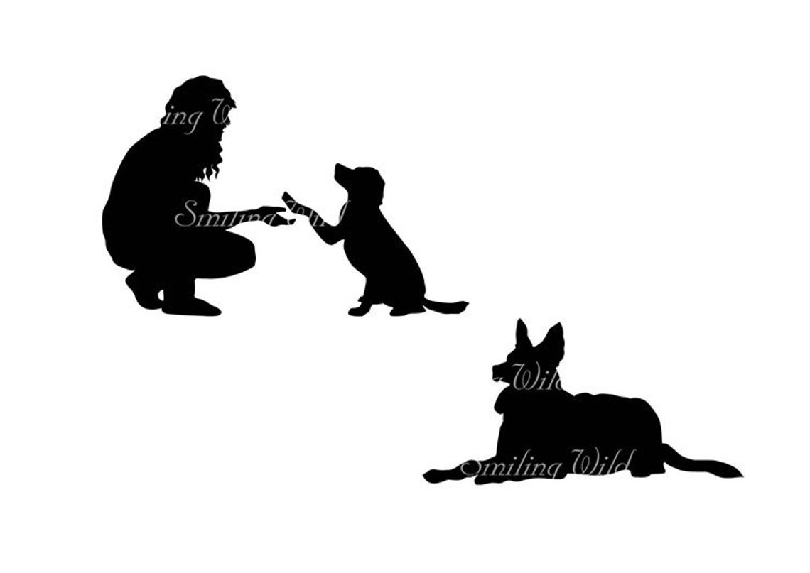 Dog Training Svg Png Art Vector Graphic Dog Training Dressage | Etsy