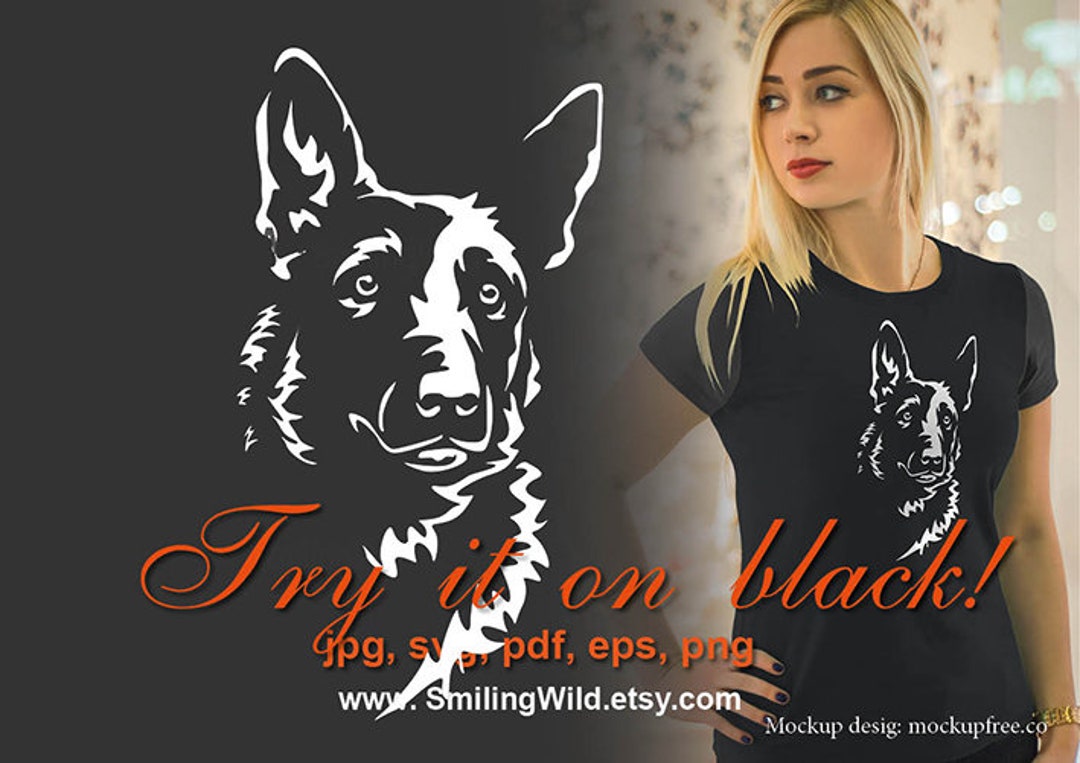 Malinois Svg Vector Graphic Art, Dog Svg Clip Art Cuttable Cricut ...