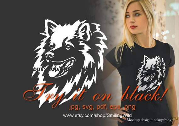 German Spitz Clip Art Svg Face Dog Spitz Vector Graphic Art - Etsy