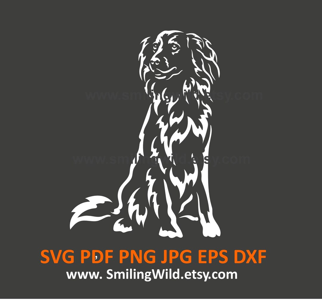 Toller Dog SVG PNG DXF | Nova Scotia Duck Tolling Retriever Clipart for ...