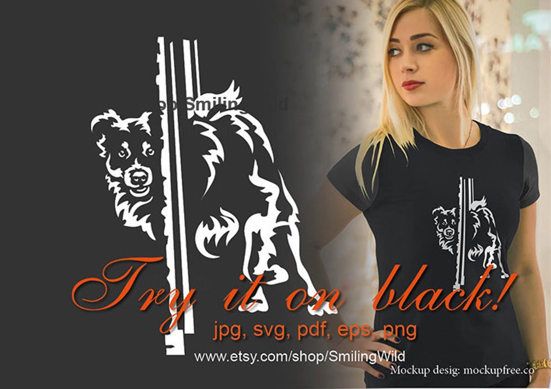 Australian Shepherd Svg Agility Vector Graphic Cuttable File, Aussie ...