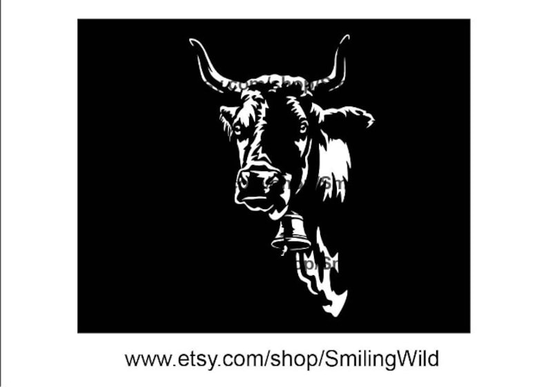 Simmental Cow Svg Clip Art Simmental Cattle White Vector - Etsy Singapore