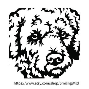 Lagotto Romagnolo Svg Portrait Clipart Printable Cut File Cuttable ...