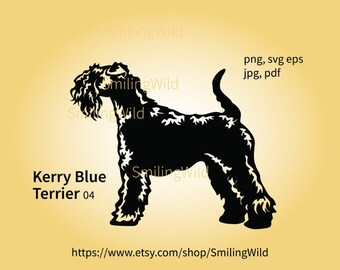 Kerry Blue Clip Art - Etsy