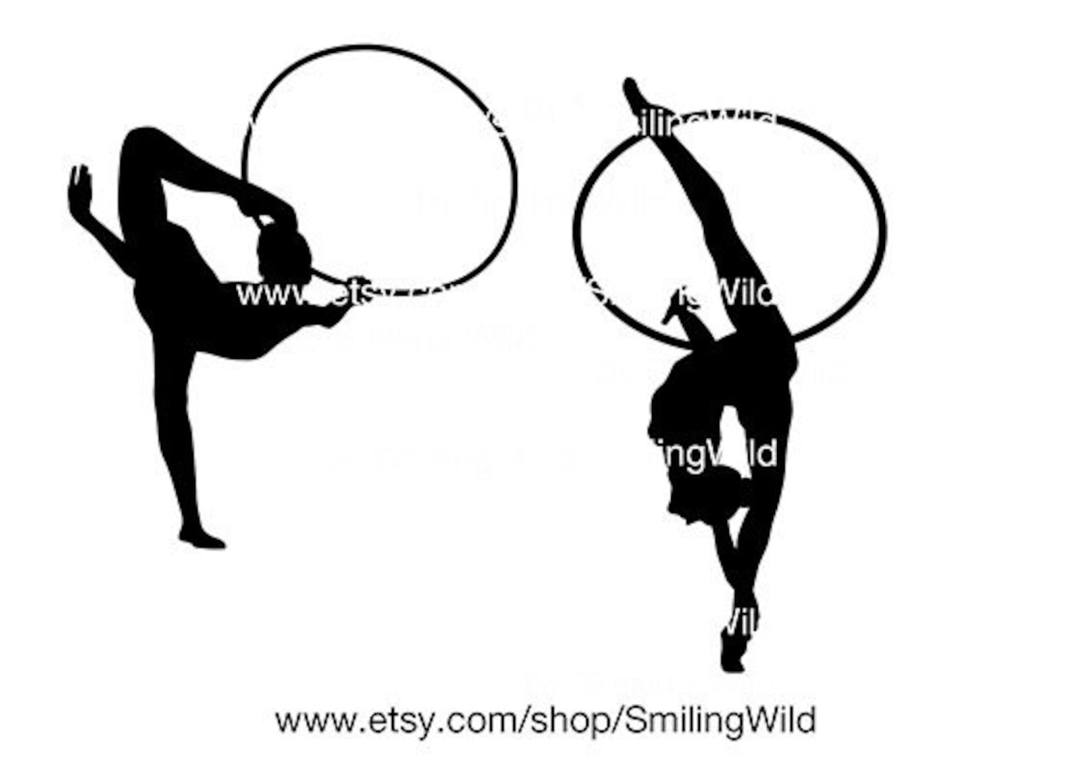 Acrobat Svg Hula Gymnastics Arthoop Svg Gymnastics Hoops - Etsy