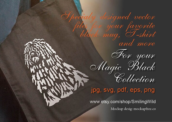 Puli Dog Svg Vector Graphic Clip Art File Puli Dog Cuttable - Etsy ...