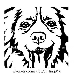 Toller Dog Clipart Svg Hunting Dog Cut File Portrait Nova Scotia Duck ...