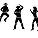 Western Dances Svg Line Dances Svg Cowboy Dance Svg Clipart Vector ...