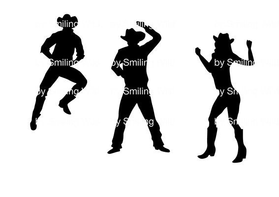 Western Dances Svg Line Dances Svg Cowboy Dance Svg Clipart - Etsy