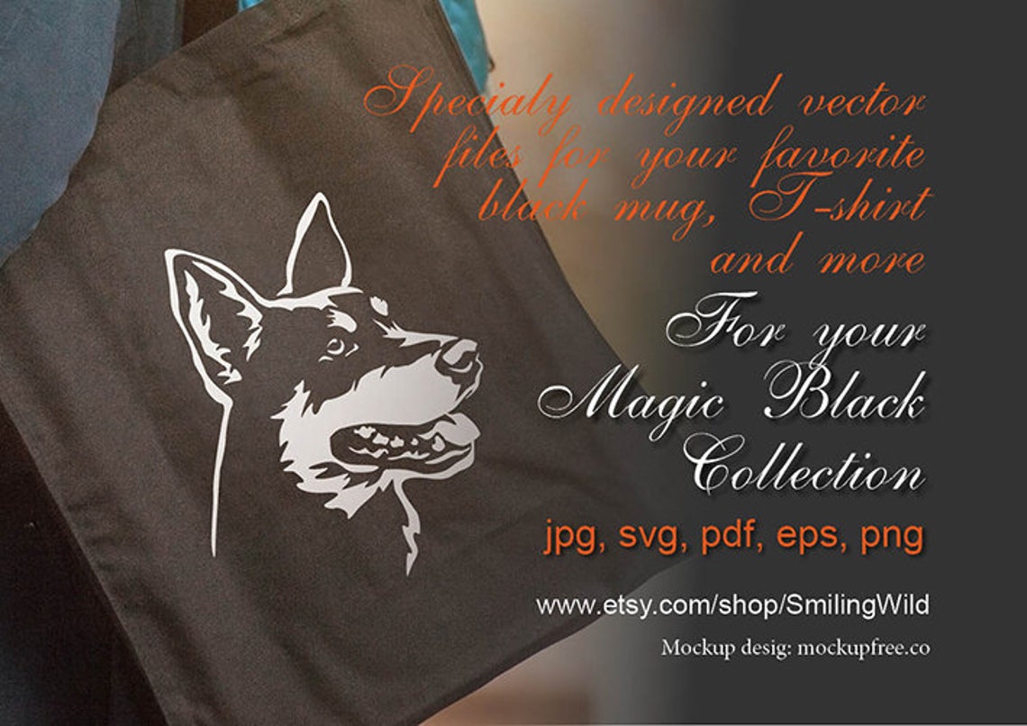 Kelpie Svg Dog Vector Art File Australian Kelpie Cut File - Etsy