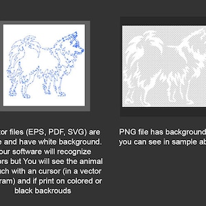 German Spitz Svg Dog Vector Clip Art Portrait, German Spitz Cuttable ...