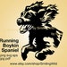 Running Boykin Spaniel Dog Svg Hunting Clipart Cut File Vector Graphic ...