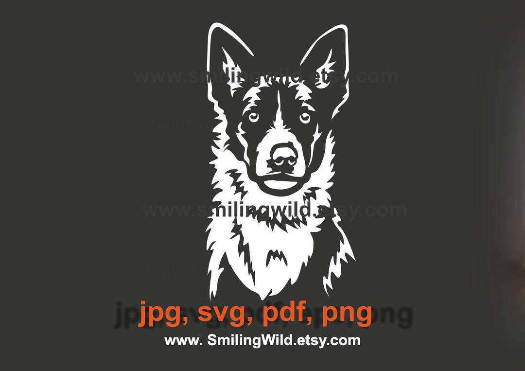 Smooth Border Collie Svg Clip Art Cuttable Vector Graphic File - Etsy