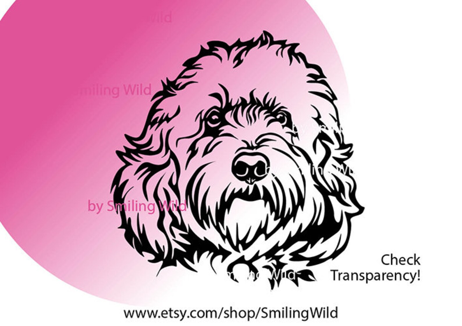 Cockapoo Svg Vector Art Portrait Cockapoodle Clipart - Etsy UK