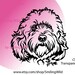 Cockapoo Svg Vector Art Portrait, Cockapoodle Clipart Cuttable ...