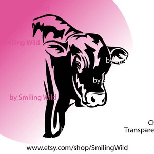 Beefmaster Bull Svg Cattle Clip Art, Beefmaster Head Cut File Vector ...
