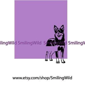 Kelpie Dog Svg Cuttable Clip Art File, Australian Kelpie Digital Vector ...