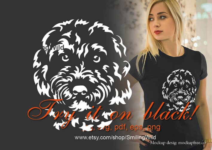Cavapoo Dog Svg Head Clip Art Digital Vector File Cavapoo - Etsy UK