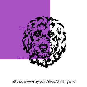 Cavapoo Dog Svg Vector Clip Art File Cavoodle Cuttable - Etsy