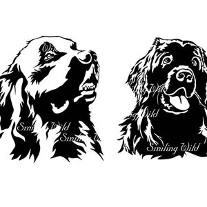 Newfoundland Svg Clipart Dog Design Art Printable Newfoundland ...