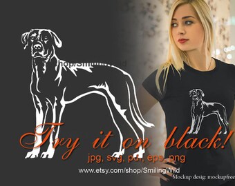 Dog Svg Line Drawing - Etsy