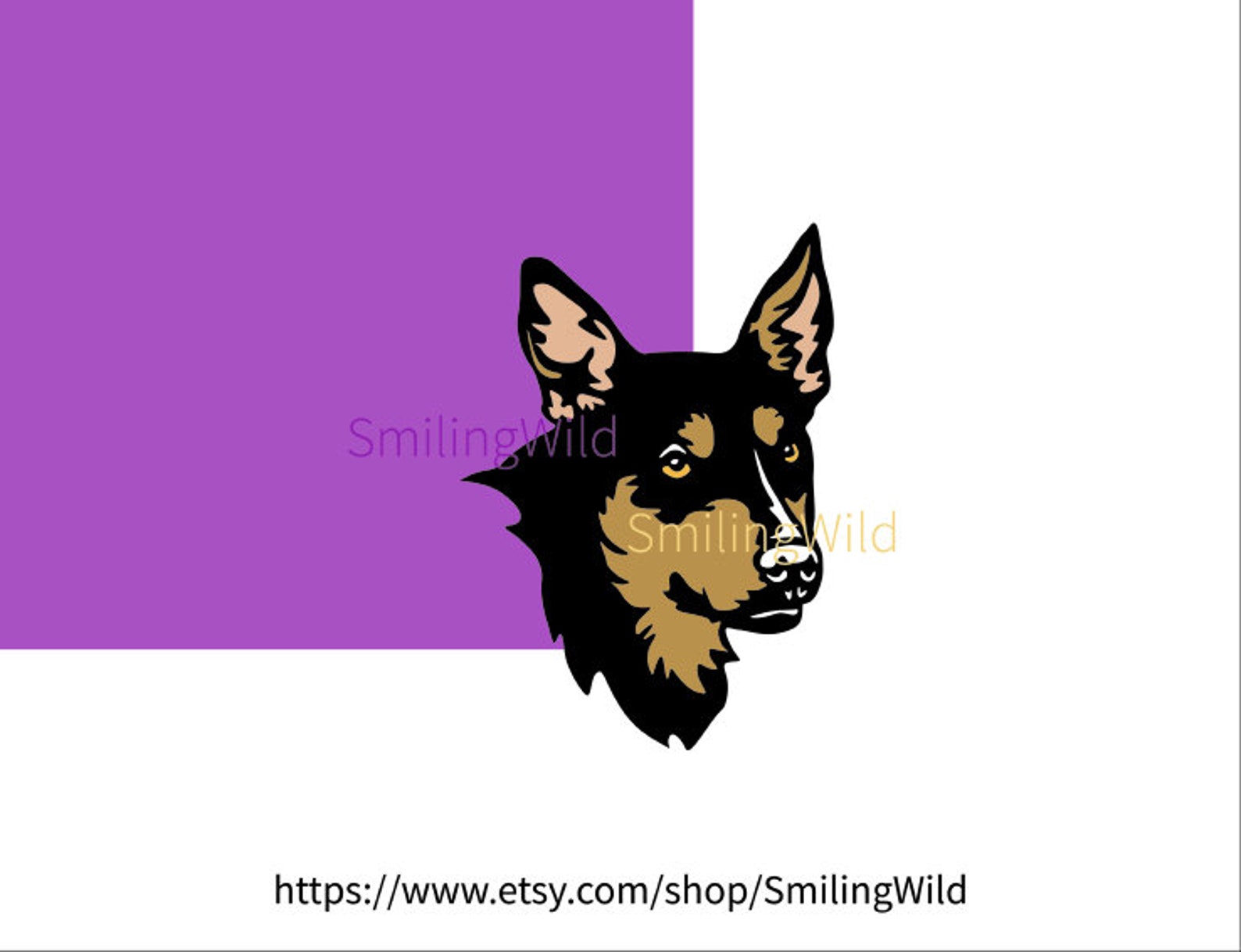 Australian Kelpie Svg Dog Clip Art Illustration Kelpie Vector - Etsy