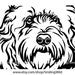 Cockapoo Svg Vector Art Portrait, Cockapoodle Clipart Cuttable ...