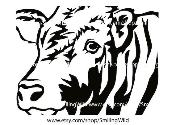 Beef Cow Head Clip Art