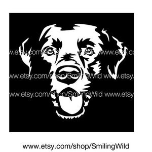Labrador Retriever White Svg Vector Graphic File for Black - Etsy