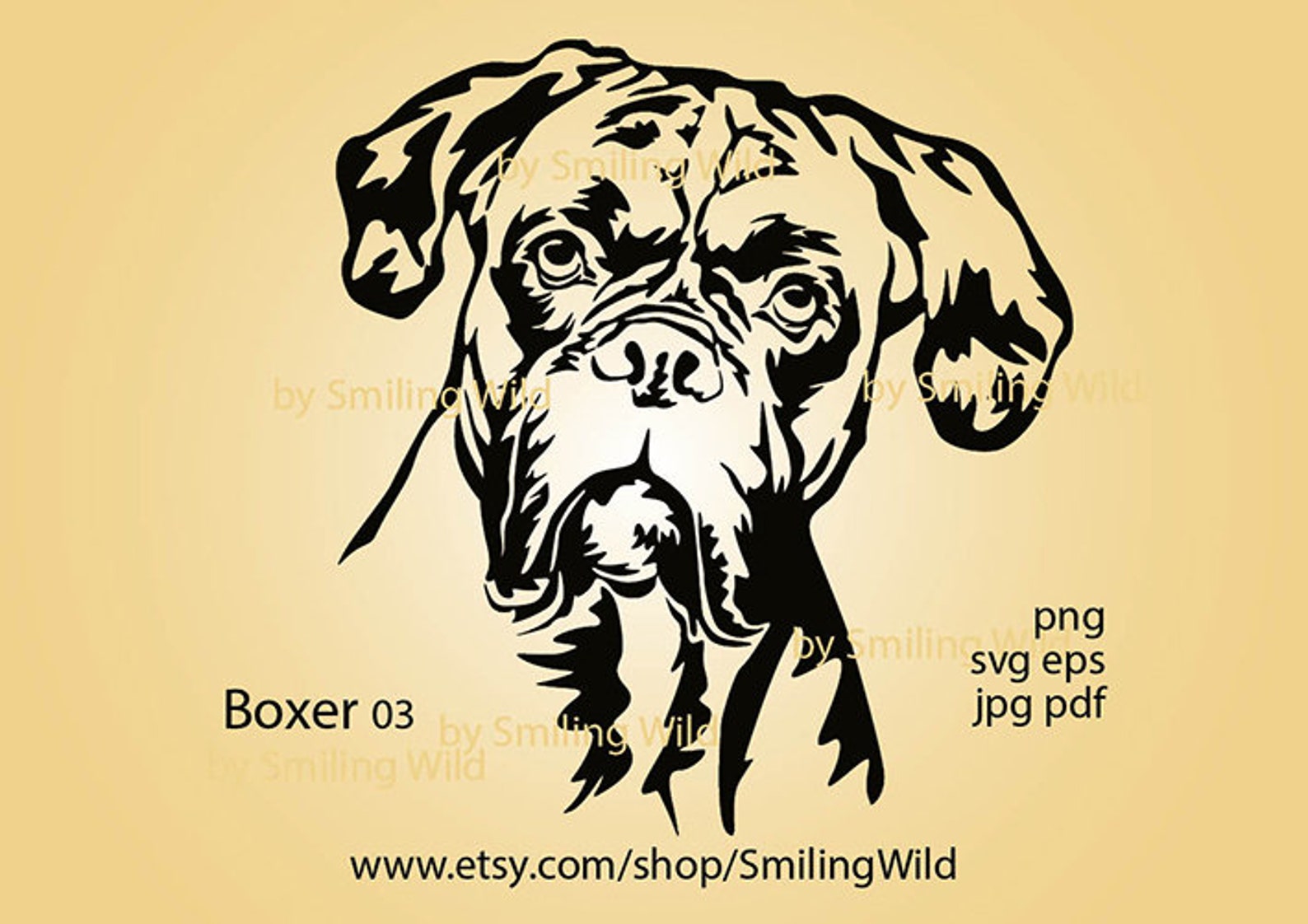 Boxer Dog Breed Svg /03/ Boxer Face Vector Graphic Art Logo Creation ...
