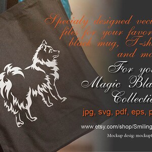 German Spitz Svg Dog Vector Clip Art Portrait, German Spitz Cuttable ...