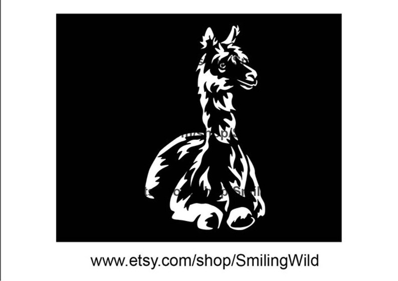 Alpaca Svg Vector Graphic Art Alpaca Png Cut File Cricut - Etsy