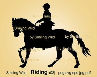 Horseback Riding Svg | Etsy