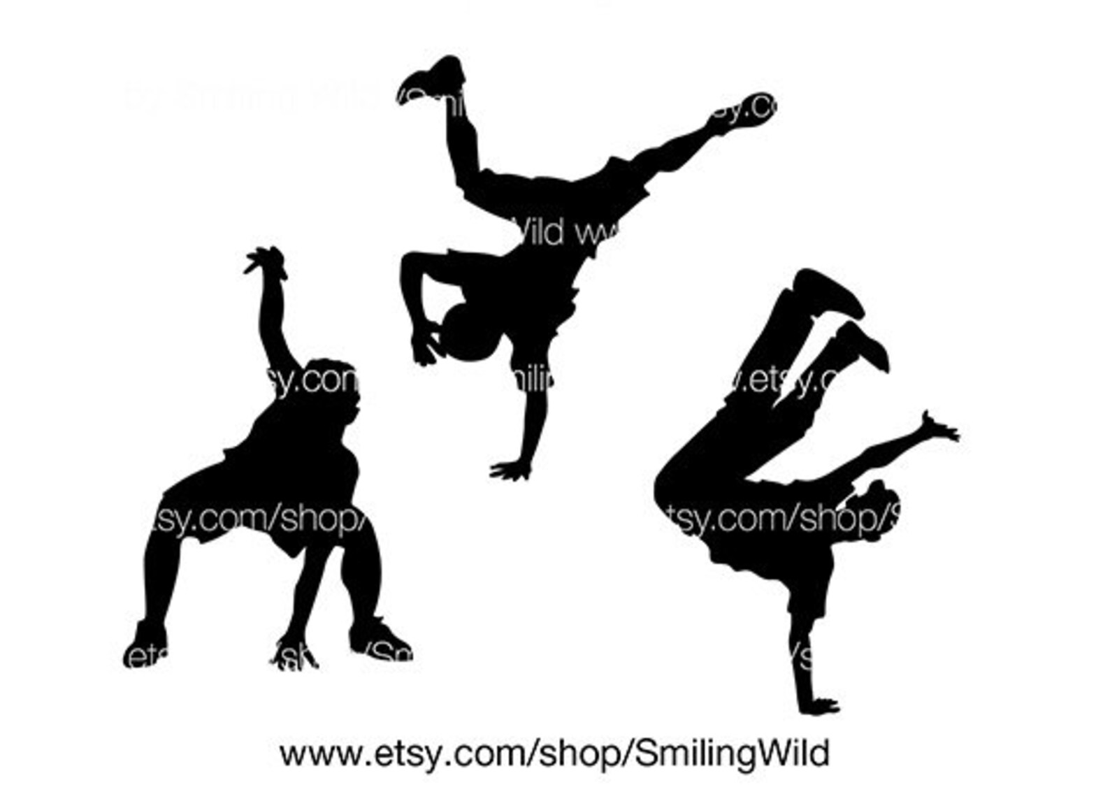 Breakdance Svg Cut File Cuttable Silhouette Street Dances | Etsy