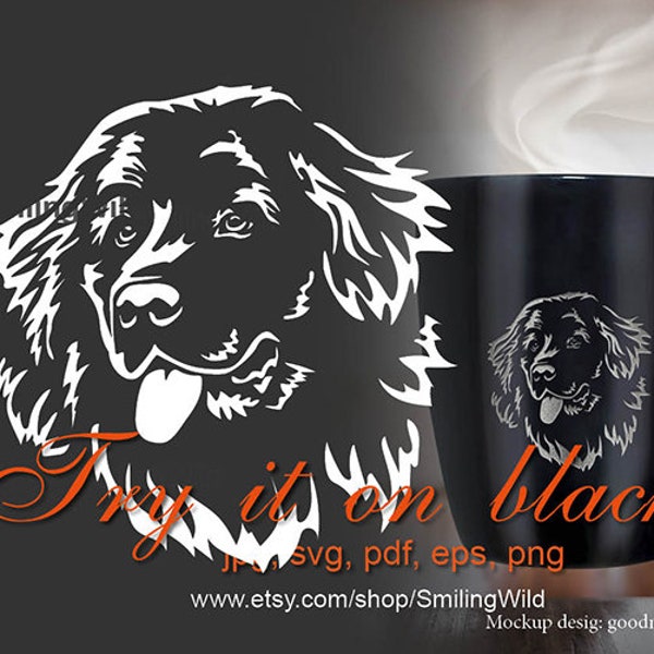 Newfoundland Dog Svg - Etsy