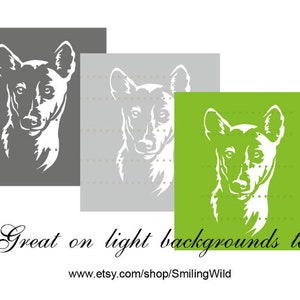 Dingo Svg Clip Art Cuttable Vector Graphic Portrait - Etsy