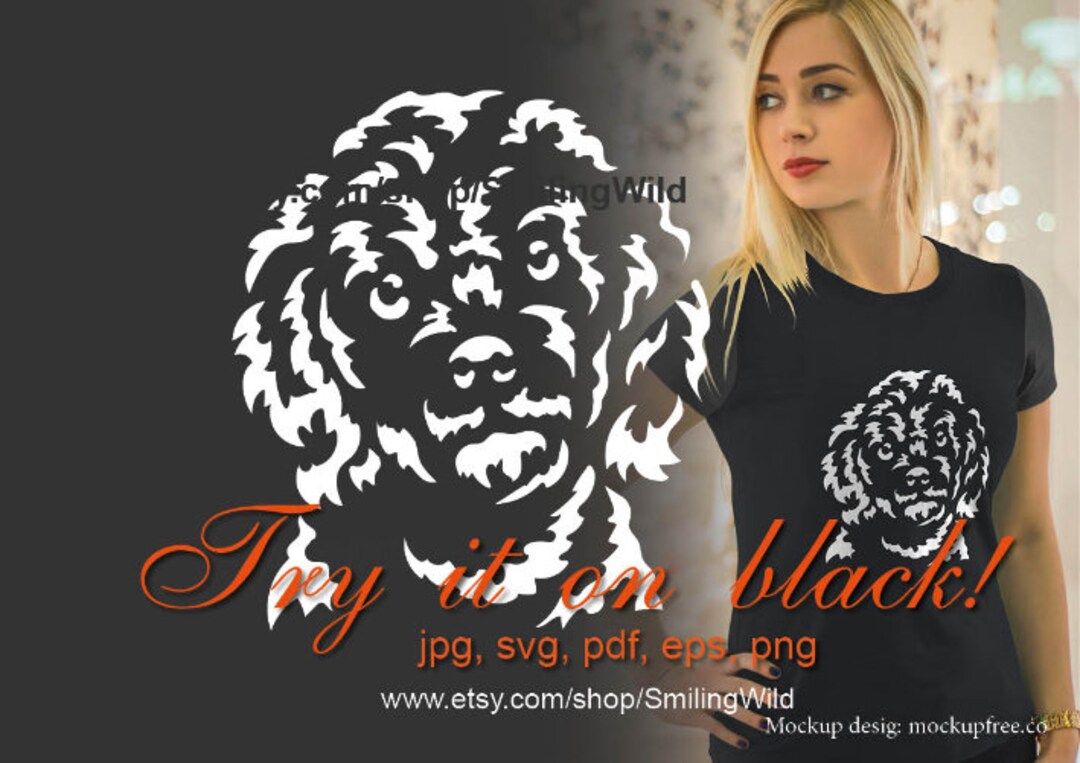 Cockapoo Svg Clip Art Design Spoodle Dog Cuttable Digital - Etsy Canada