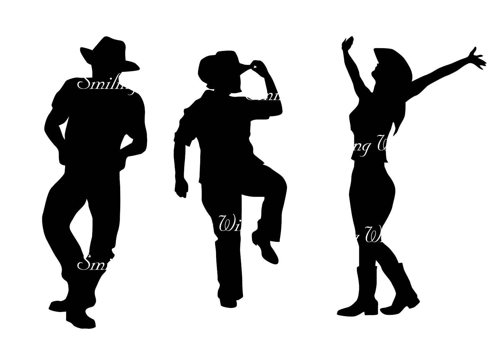 Line Dancer Svg Silhouette Drill Dancer Vector Graphic File - Etsy UK