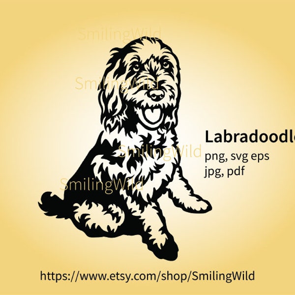 Labradoodle Svg - Etsy