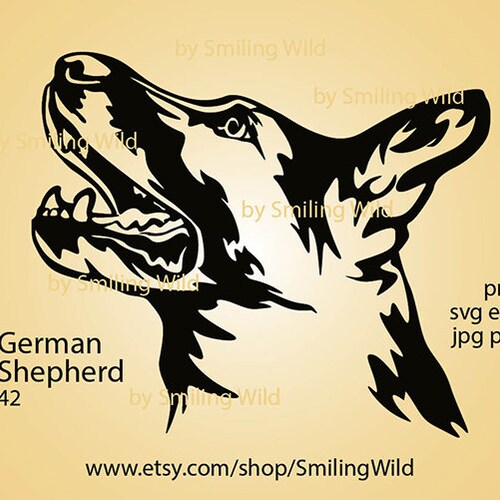 German Shepherd SVG Dog SVG Dog Cut File German Shepherd | Etsy
