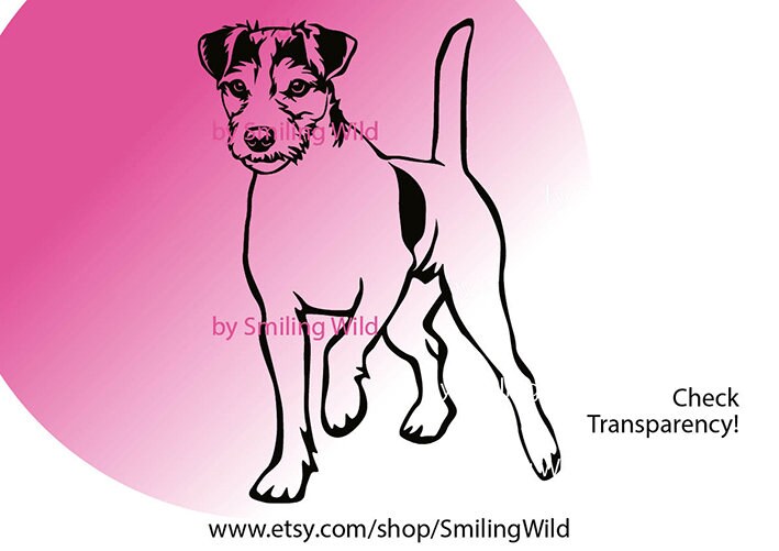 Wire Hired Parson Russell Terrier /01/ Svg Vector Graphic Art - Etsy