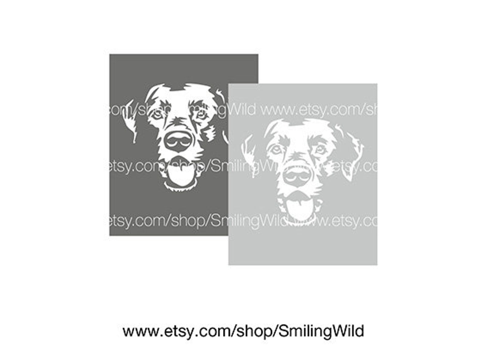 Labrador Retriever White Svg Vector Graphic File for Black | Etsy