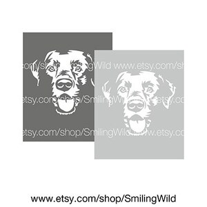 Labrador Retriever White Svg Vector Graphic File for Black - Etsy
