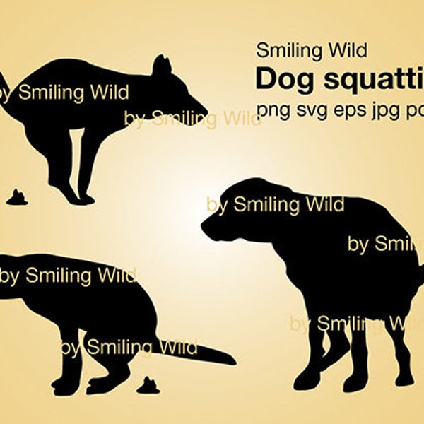 Dog Silhouette - Etsy