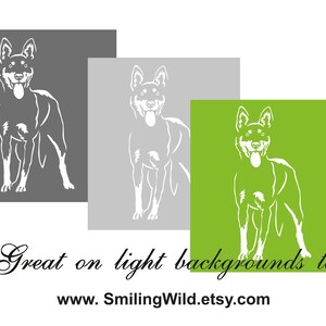Kelpie Svg Dog Vector Art File Australian Kelpie Cut File Cuttable ...