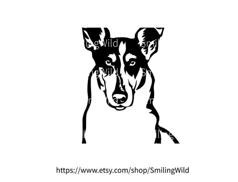 Smooth Collie Svg Dog Clip Art Vector Graphic Illustration - Etsy