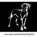 Great Dane Dog Svg Clipart Vector Graphic Art /bmc02/ Great Dane Cut ...