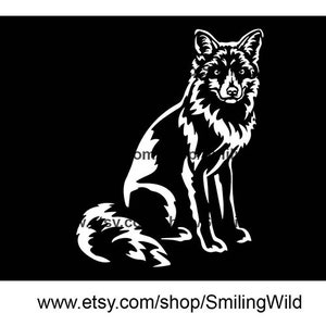 Red Fox Svg Clip Art Vector File, Forest Wild Animal Cuttable Design - Etsy