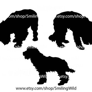 Cockapoo Svg Silhouette Dog Vector Graphic Art, Cockapoo Cut File ...